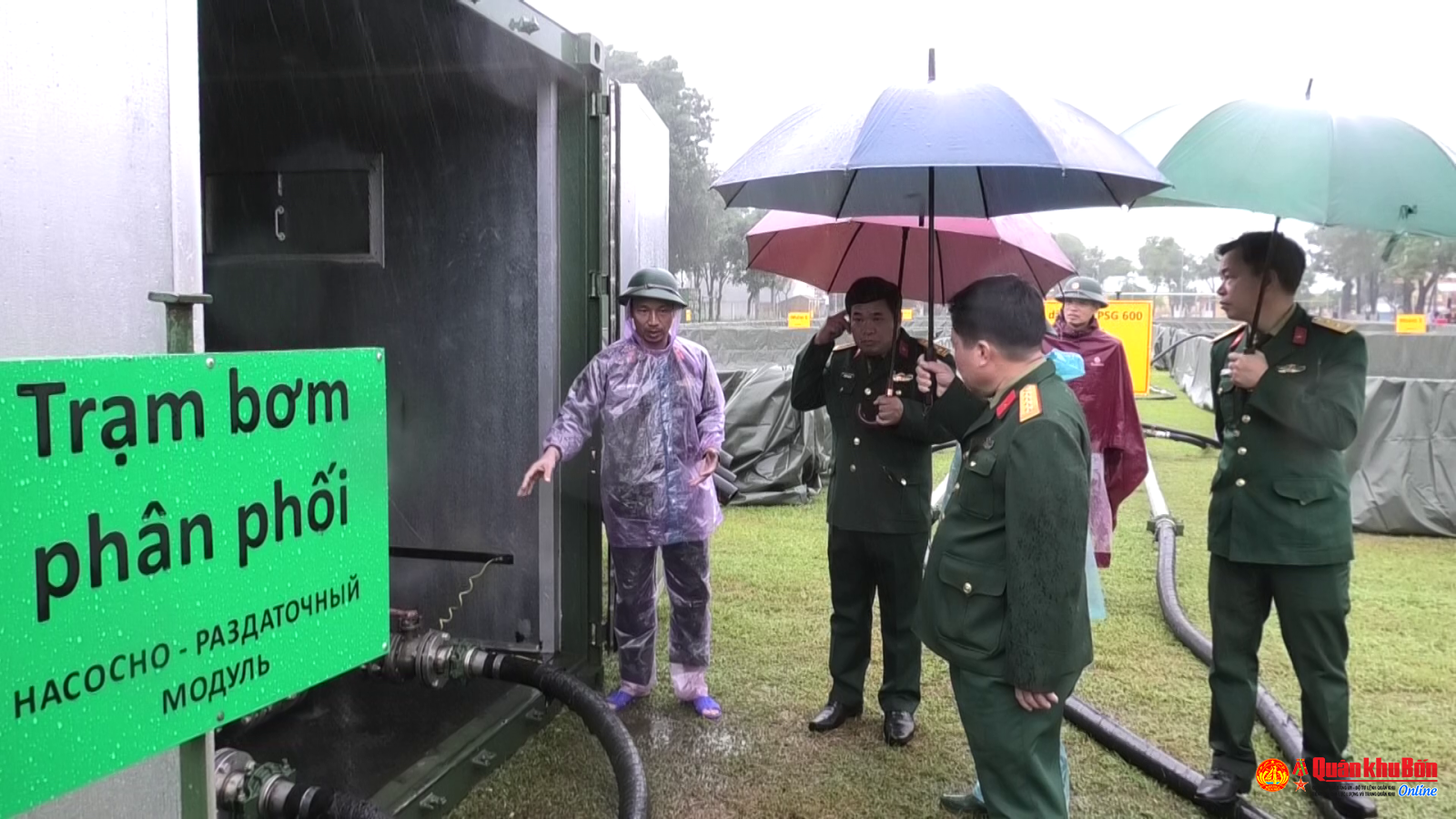 Quân khu 4: Huấn luyện, triển khai bộ kho xăng dầu dã chiến PSG-600